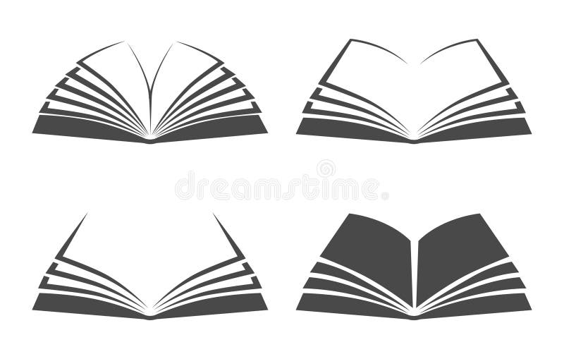 Opened Book Logo Stock Illustrations – 998 Opened Book Logo Stock ...