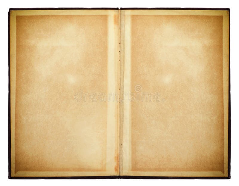 Opened Book. Old Paper Texture Stock Image - Image of ancient, page ...