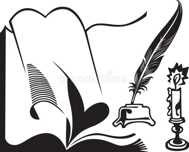 Quill Symbol Stock Illustrations – 26,763 Quill Symbol Stock ...