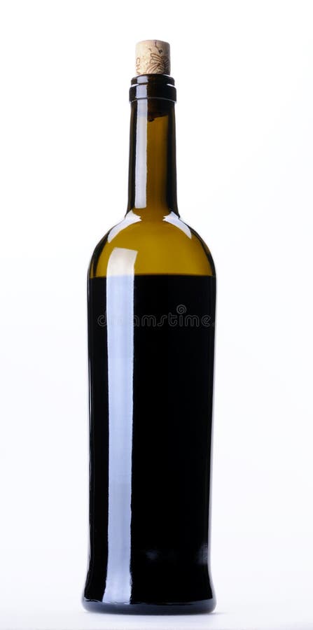 Opened bottle of wine stock photo. Image of elegant, translucent - 15395584