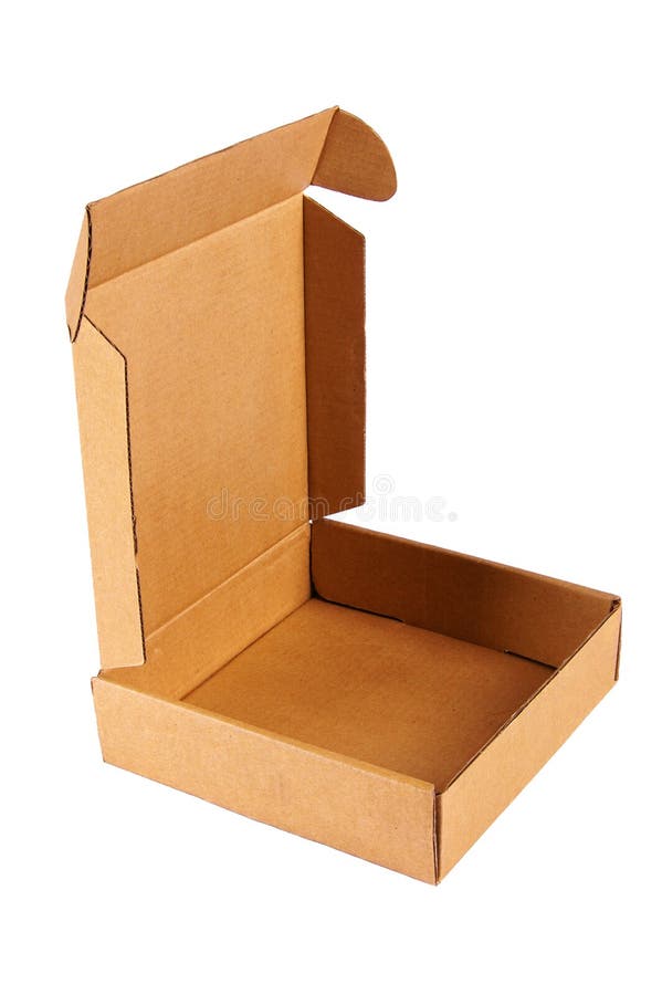 Opened box stock photo. Image of folded, consignment, packaging - 7663962