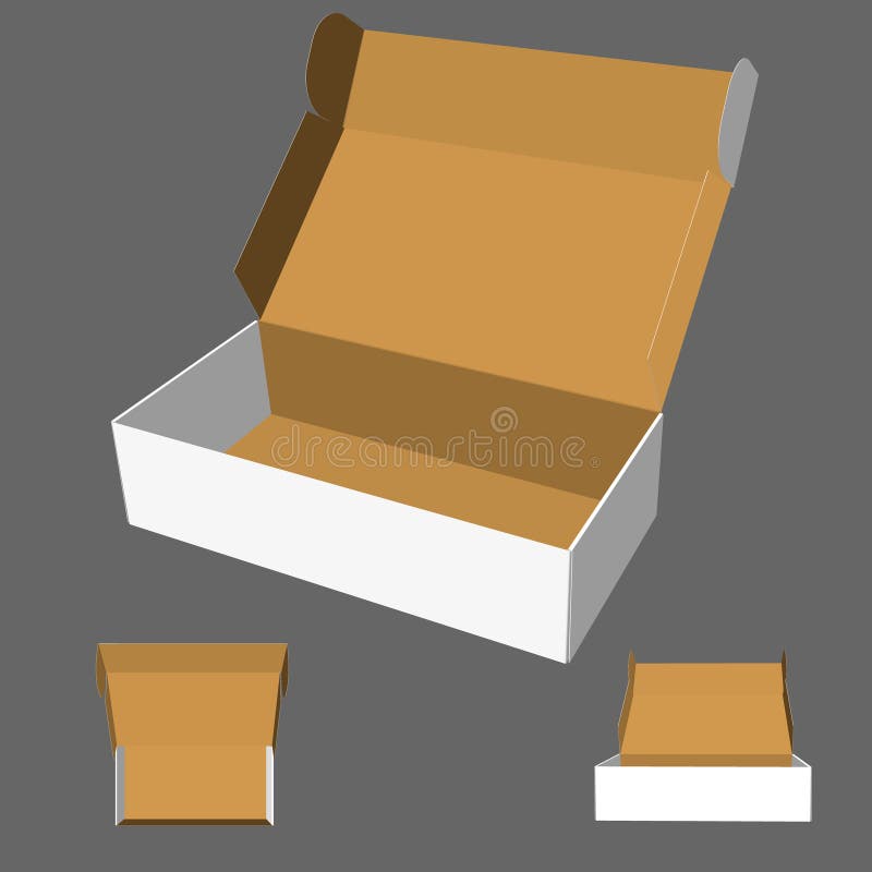 Opened Empty Pixelated Treasure Vintage Wooden Chest. Pixel Art ...