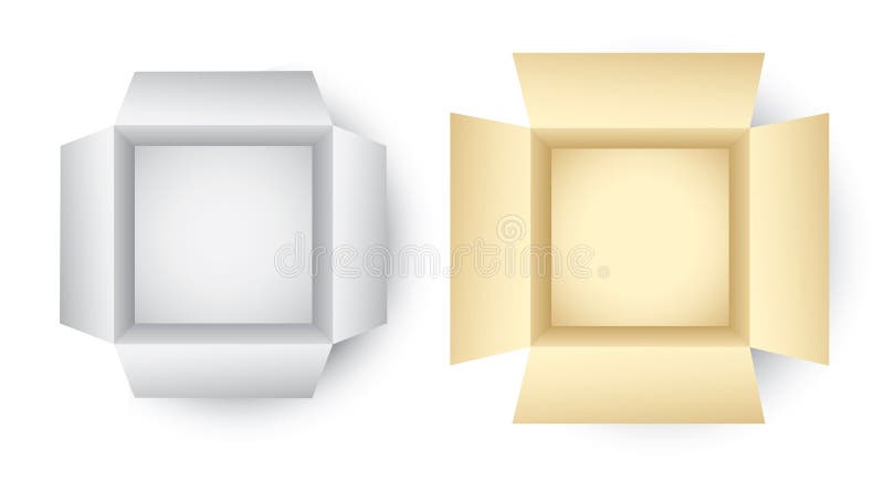 Opened boxes stock vector. Illustration of consumer, delivery - 27787408