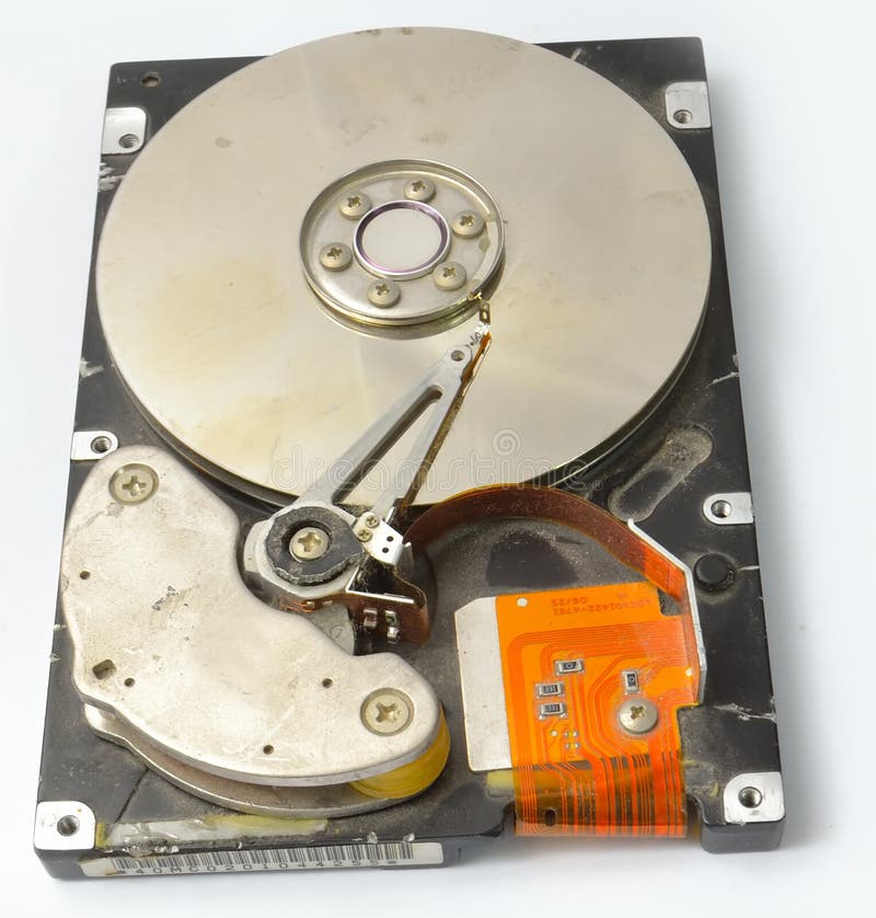 Opened Broken Hard Disk Drive Front Stock Photos - Free & Royalty-Free ...
