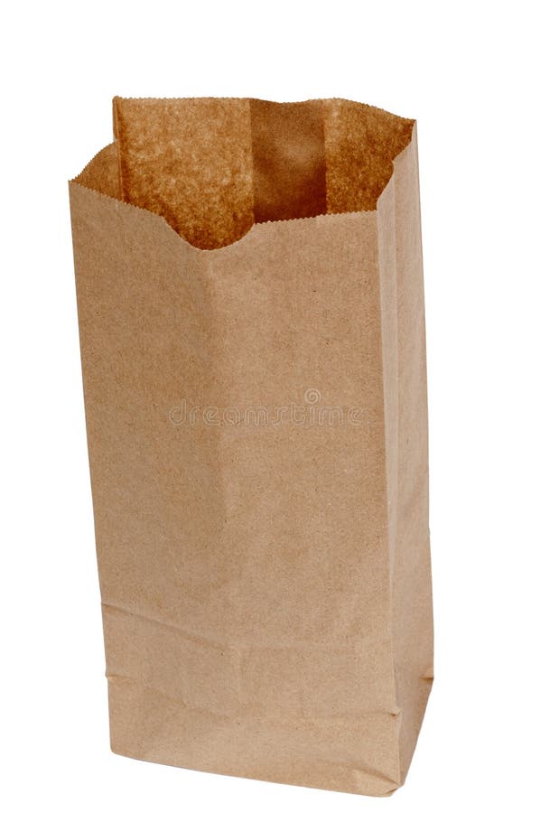 Opened Brown Bag stock image. Image of consumerism, open - 22748203