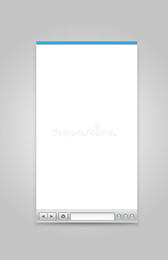 Opened Browser Windows Template Stock Vector - Illustration of backward ...