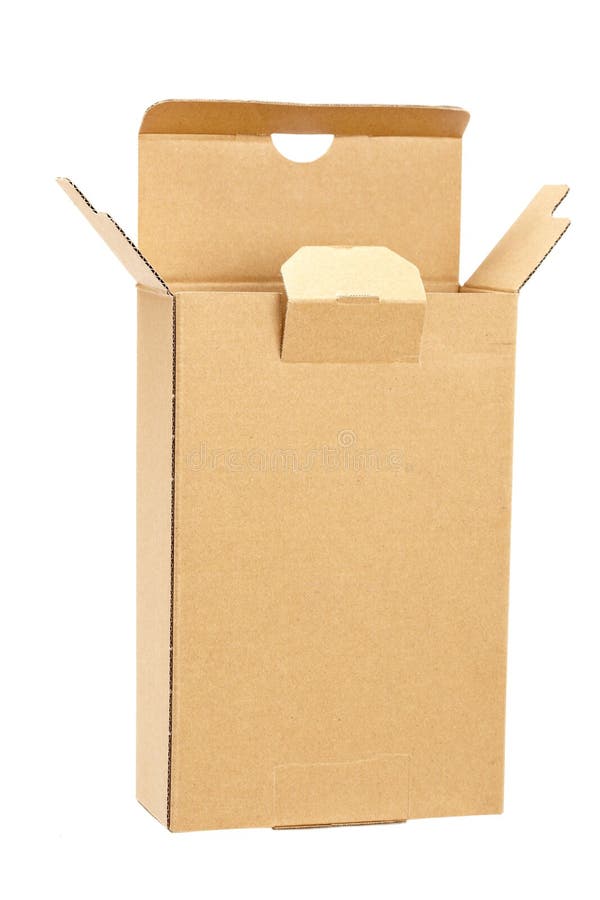 Opened cardboard boxes stock image. Image of consignor - 4832271