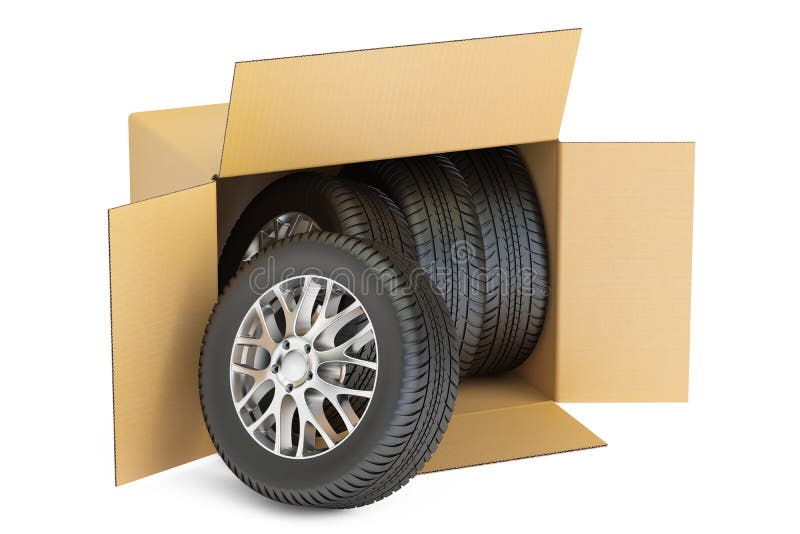 Cardboard Box Car Wheels Stock Illustrations – 194 Cardboard Box Car ...
