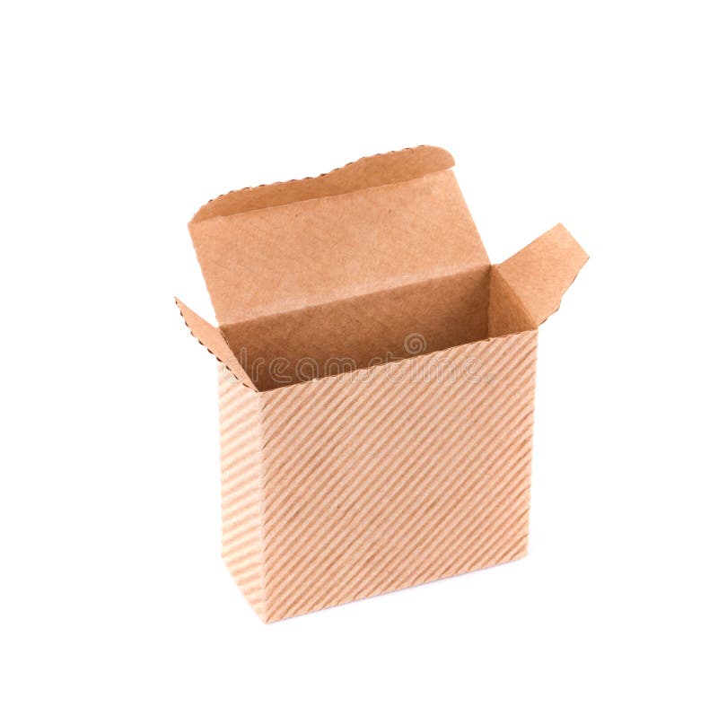 Stack of Opened Cardboard Boxes. Stock Photo - Image of fragile, beige ...