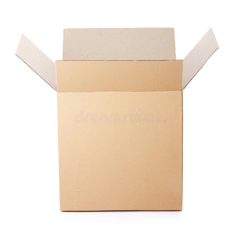 Opened cardboard boxes stock image. Image of consignor - 4832271