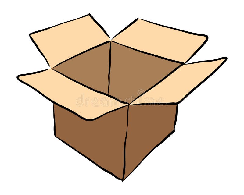 Opened Moving Box House Stock Illustrations – 49 Opened Moving Box ...