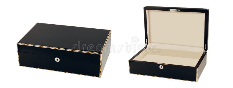 Old Retro Lunch Box Isolated on WHite Stock Photo - Image of opened ...