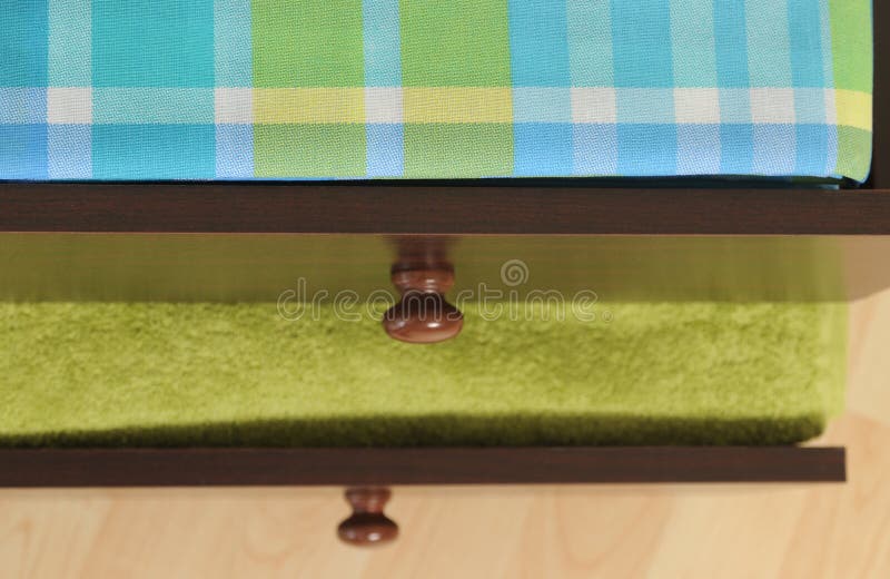 Opened drawers. stock photo. Image of open, brown, organized - 13344422