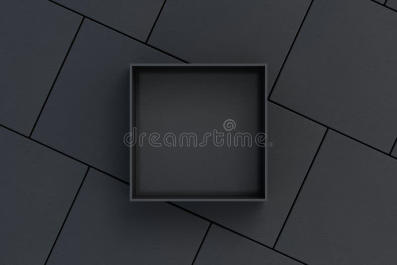 Opened empty box stock illustration. Illustration of design - 187099814