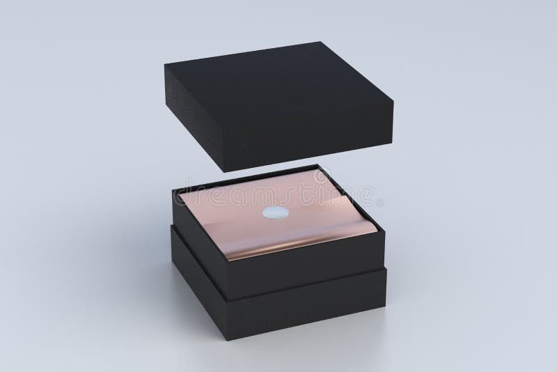 Opened empty box stock illustration. Illustration of business - 187099334