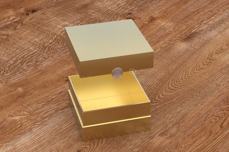 Opened empty box stock illustration. Illustration of blank - 187099704