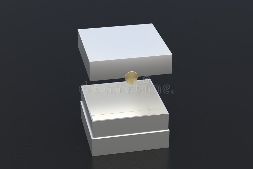 Opened empty box stock illustration. Illustration of empty - 187099784