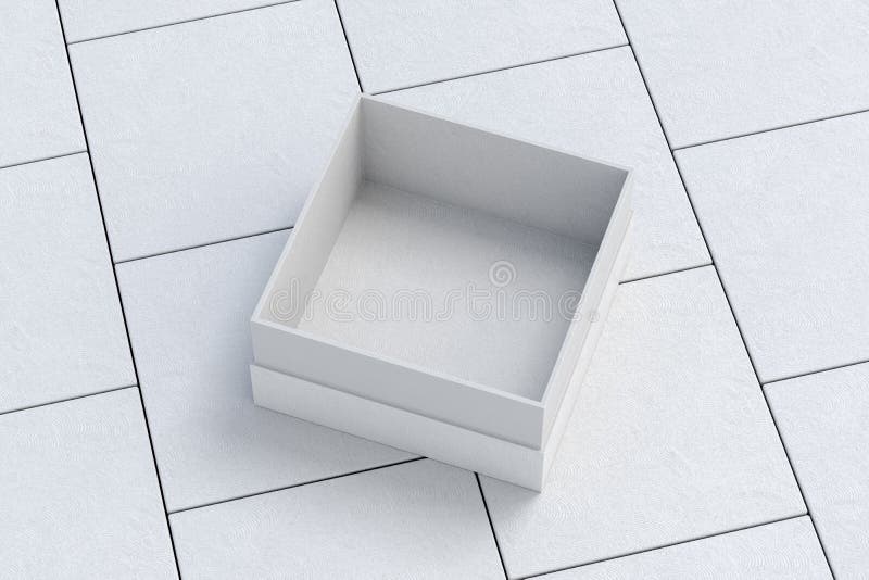 Opened empty box stock illustration. Illustration of opened - 187099808
