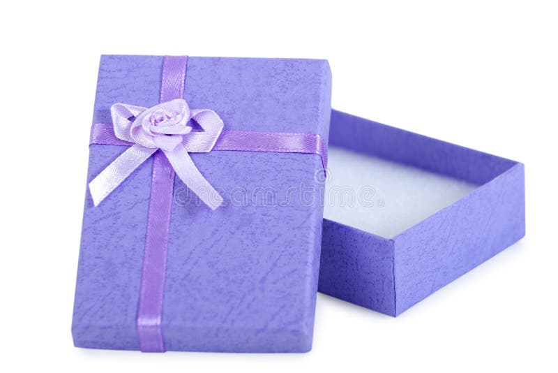 Opened and empty gift box stock photo. Image of event - 23520166