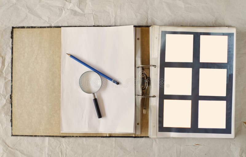 Opened file folder stock photo. Image of info, isolated - 13476626