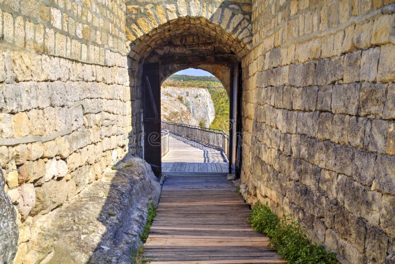 Opened Gate of an Ancient Castle Stock Photo - Image of classic ...