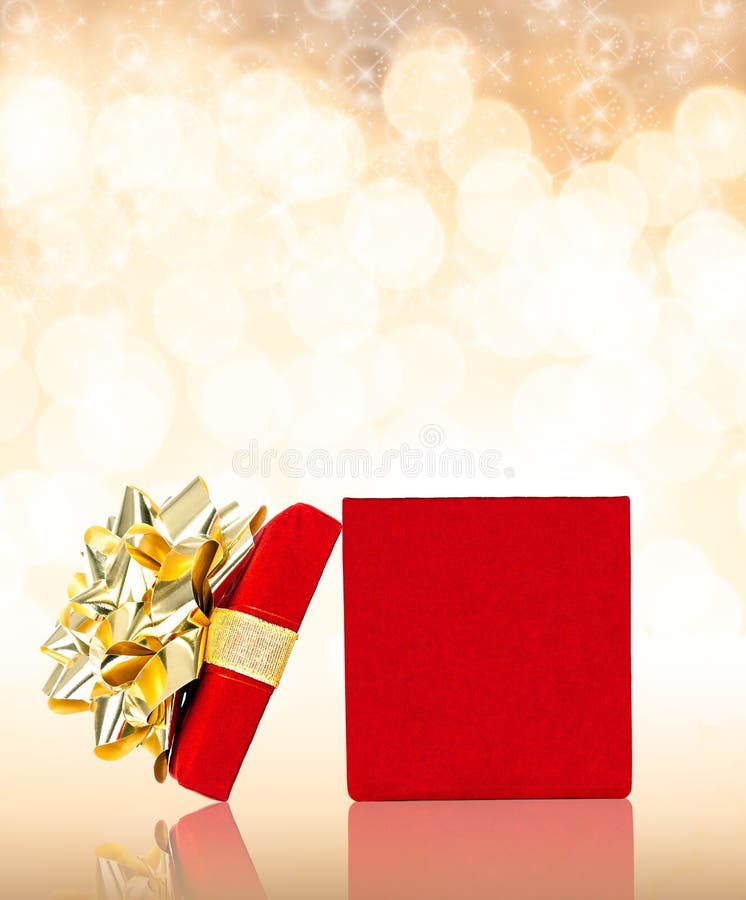 Opened Gift Box Background for Any Occasion with Copy Space Stock Image ...