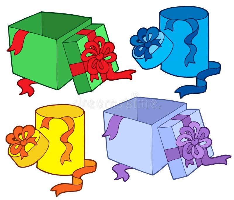Open Presents Clipart