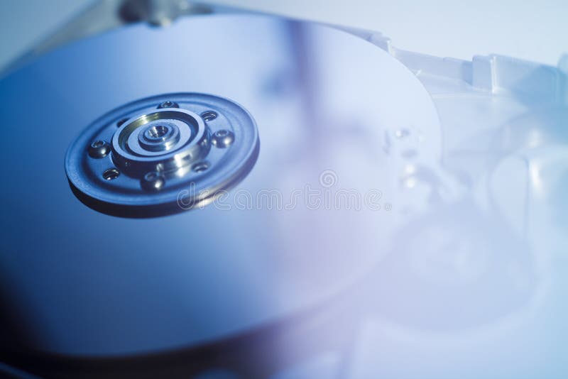 Opened Hard Disk Drive stock image. Image of drive, backup - 68904757