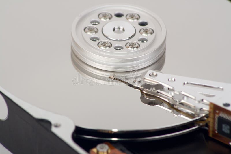 Opened hdd. stock photo. Image of file, circle, equipment - 7262198