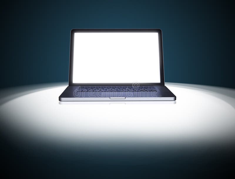 Opened laptop stock image. Image of data, computing, computer - 26233805