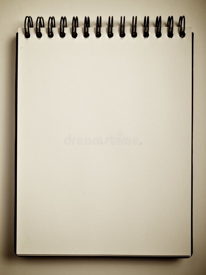 Opened notebook stock image. Image of diary, paper, clean - 20950667