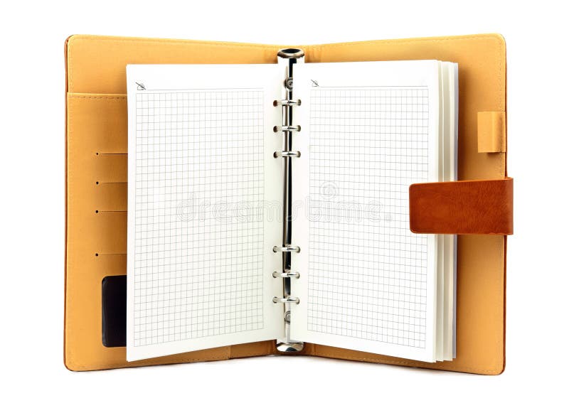 Opened notebook stock photo. Image of clean, lines, business - 28127458