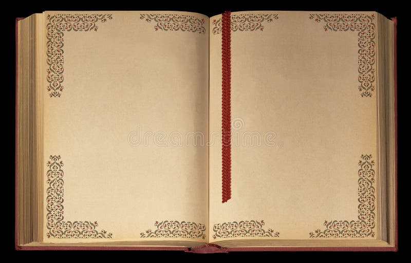 Opened Old Book Royalty Free Stock Images - Image: 7274199