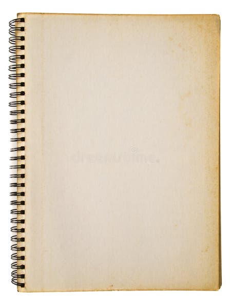 Opened old notebook stock photo. Image of notebook, grunge - 17320794
