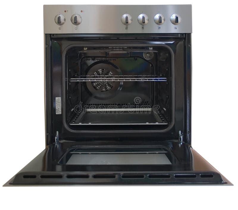 Opened oven 2 stock photo. Image of roast, door, kitchen - 1434014