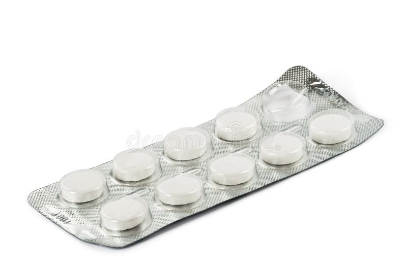 The Opened Packing of Tablets Stock Image - Image of hospital, science ...