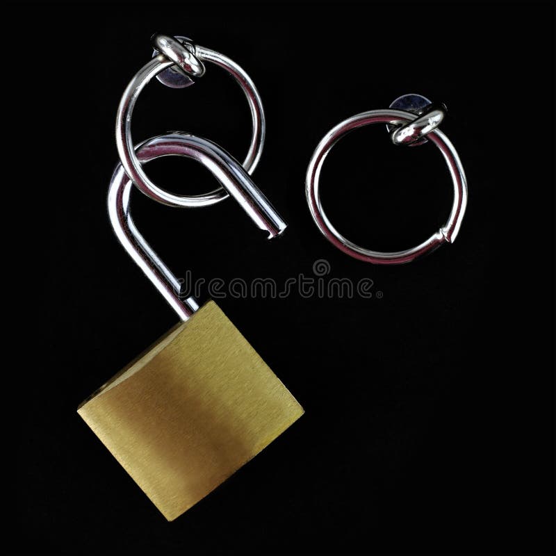 Opened padlock stock photo. Image of metal, stability - 21773142