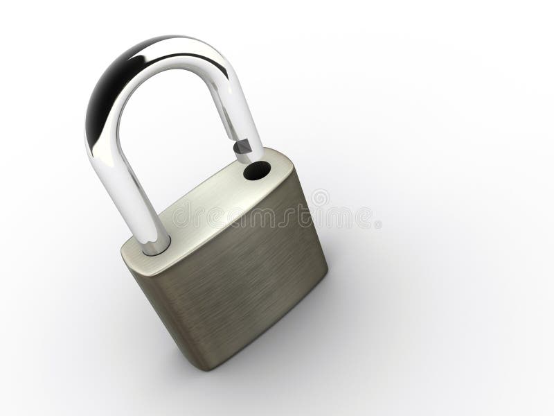Opened Padlock Picture. Image: 5407155