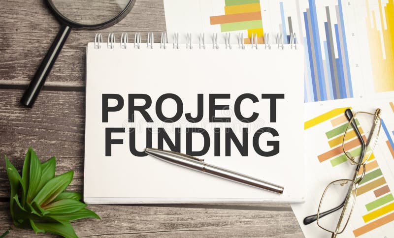 Project Funding is Shown Using the Text Stock Image - Image of invest ...