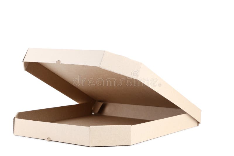 Opened pizza box stock image. Image of pack, open, closeup - 125451613