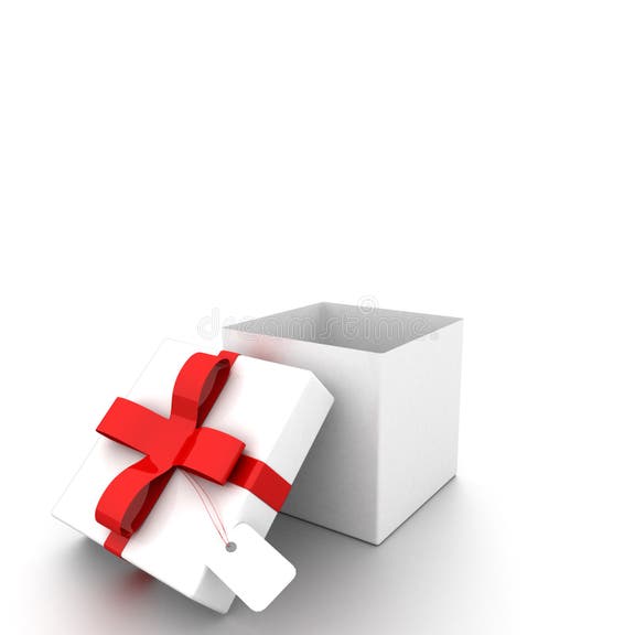 Opened Present stock illustration. Illustration of single - 16913288