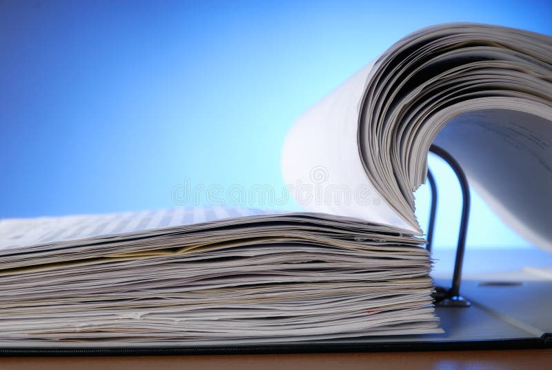 Opened file folder stock photo. Image of info, isolated - 13476626
