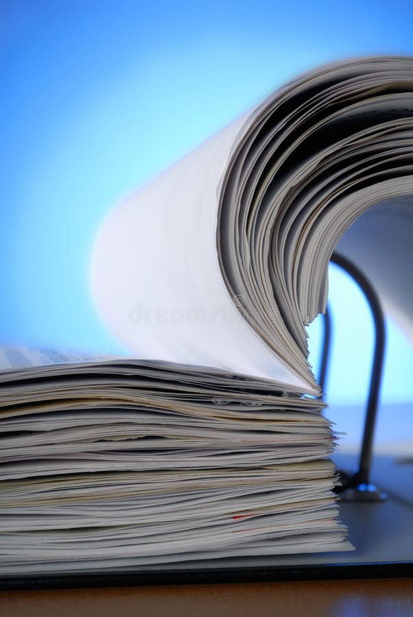 Opened file folder stock photo. Image of info, isolated - 13476626