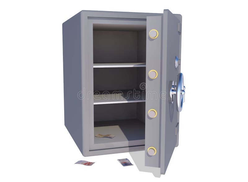 Opened safe stock image. Image of finance, empty, secure - 1550659