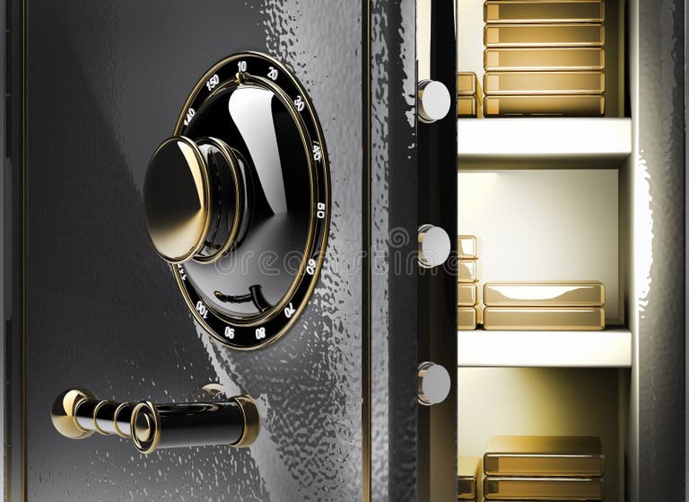 Opened Safe Gold Ingots Stock Illustrations – 47 Opened Safe Gold ...