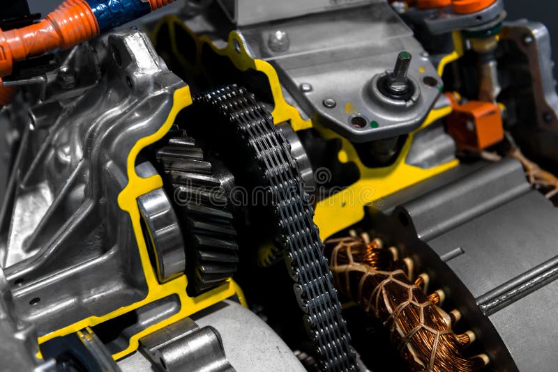 Opened Switch Gear of a Car Stock Photo - Image of equipment, industry ...