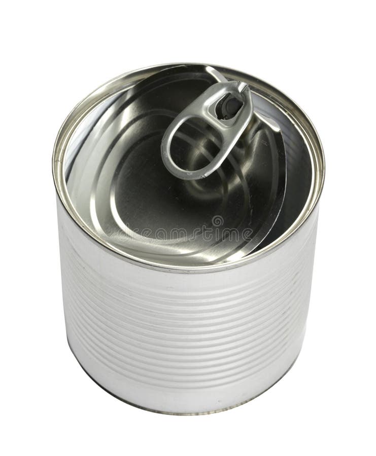Opened tin can stock image. Image of open, carbonated - 3457839