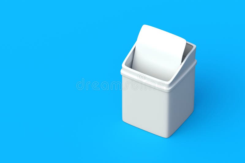 Recycling Blue Bin Opened Stock Illustrations – 24 Recycling Blue Bin ...