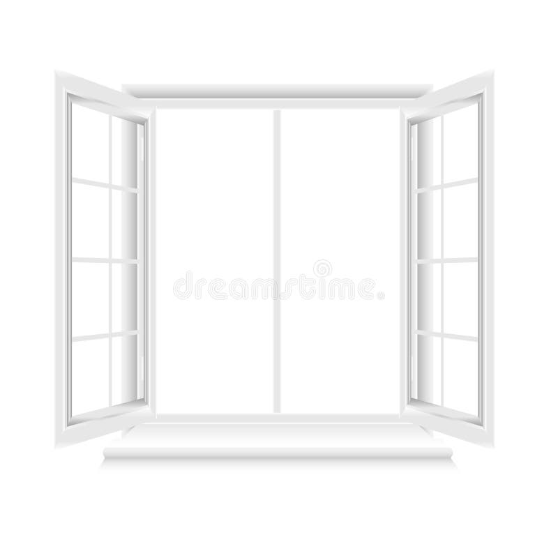 Open Window White Background Stock Image - Image of open, misty: 32449321