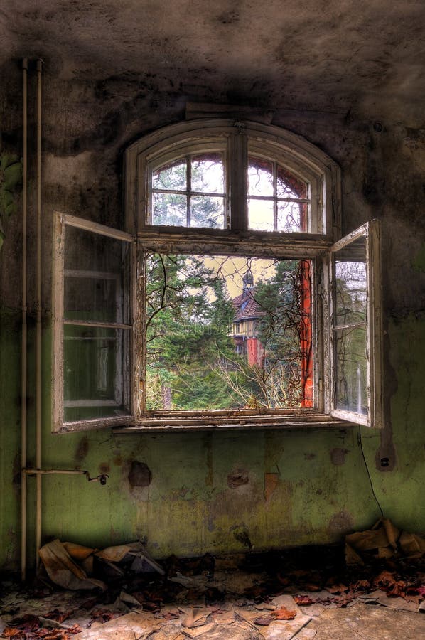 Opened window stock photo. Image of abandoned, brick, neglect - 4792726